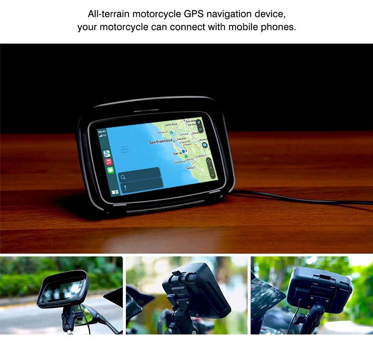 CarPlay Dashboard Console For Motorcycles - Based Motor